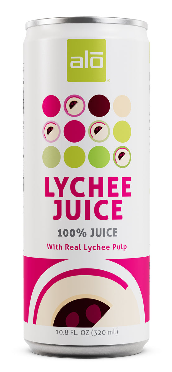 Lychee Juice/ 100% JUICE/ 10.8 fl oz pack of 12 – The ALO Store