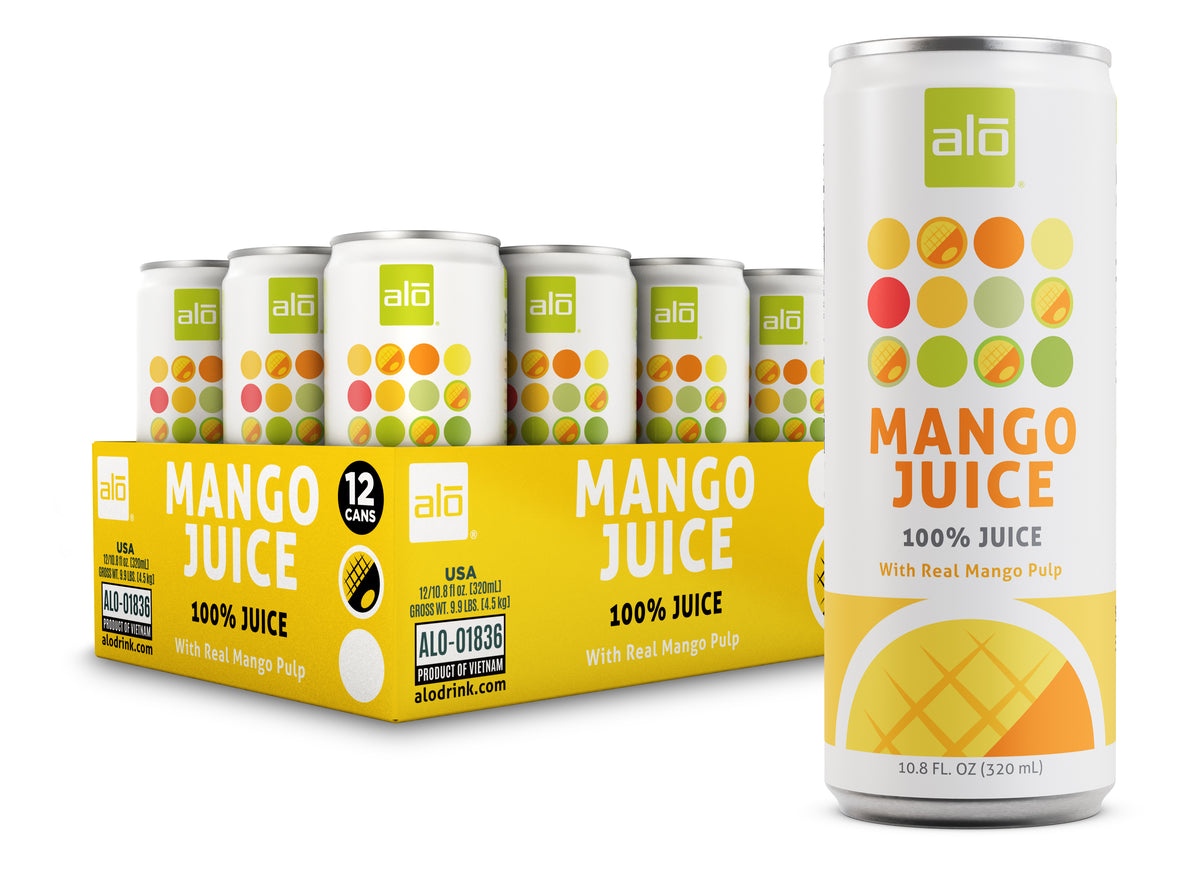 Mango Juice/ 100% JUICE/ 10.8 fl oz pack of 12 – The ALO Store
